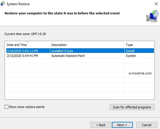 How to Fix iTunes Error Code 0x80090302